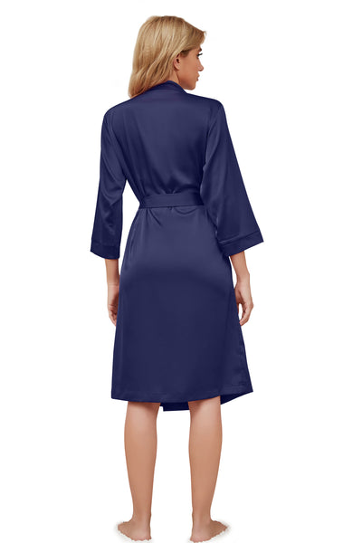 Self Tie Satin Night Robe – DB MOON